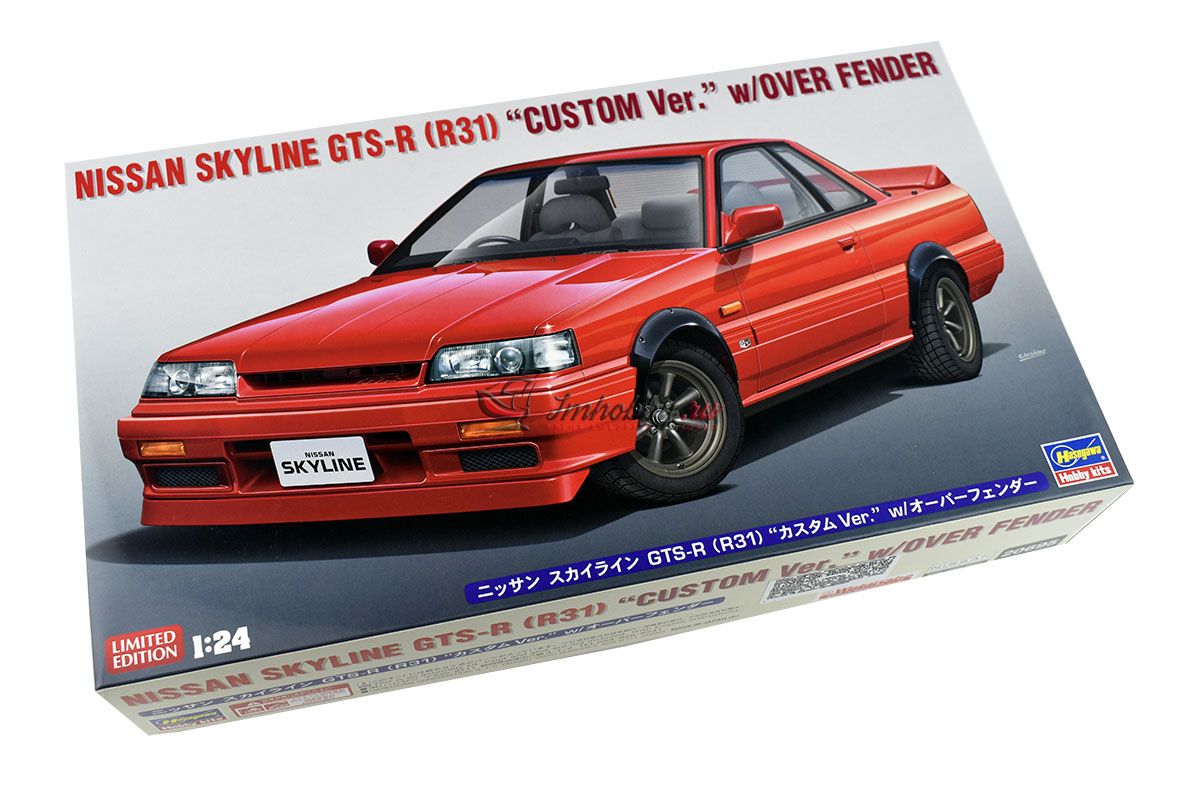 Nissan Skyline GTS-R (R31) Custom Ver. w/Over fender масштаб 1:24 Hasegawa HS20695