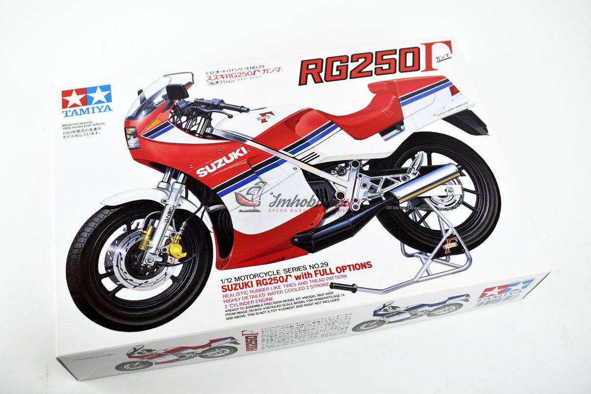 SUZUKI RG250 W/FULL OPTIONS KT масштаб 1:12 Tamiya 14029