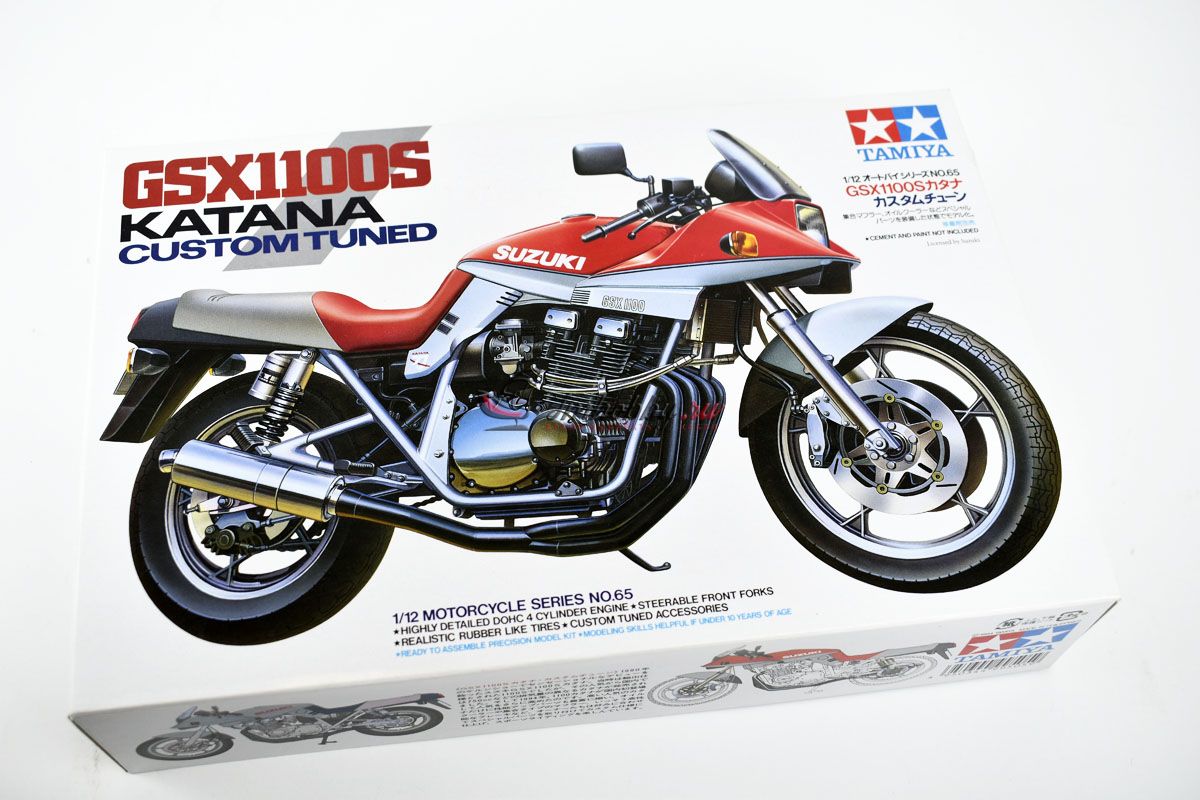 GSX1100S Katana Custom Tuned масштаб 1:12 Tamiya 14065