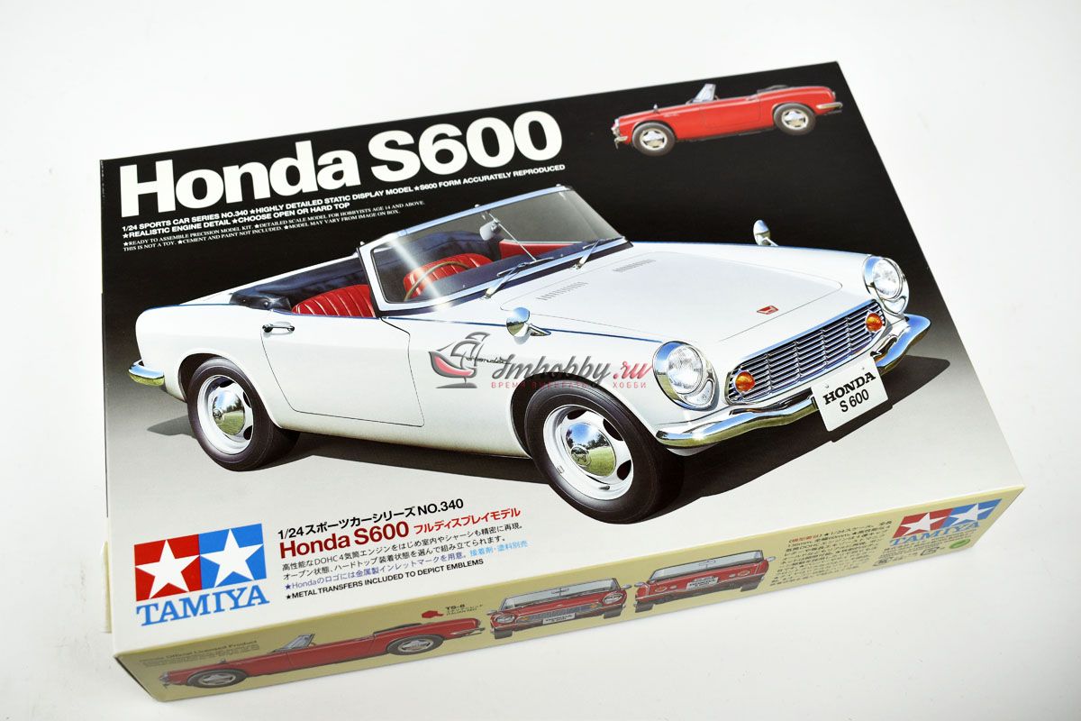 Honda S600 масштаб 1:24 Tamiya 24340