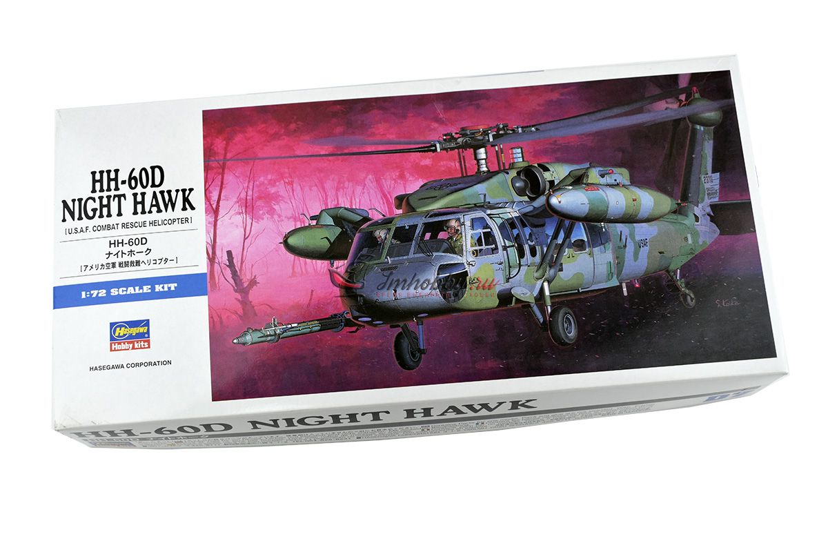 Сборная модель HH-60D Night Hawk масштаб 1:72 Hasegawa HS00437
