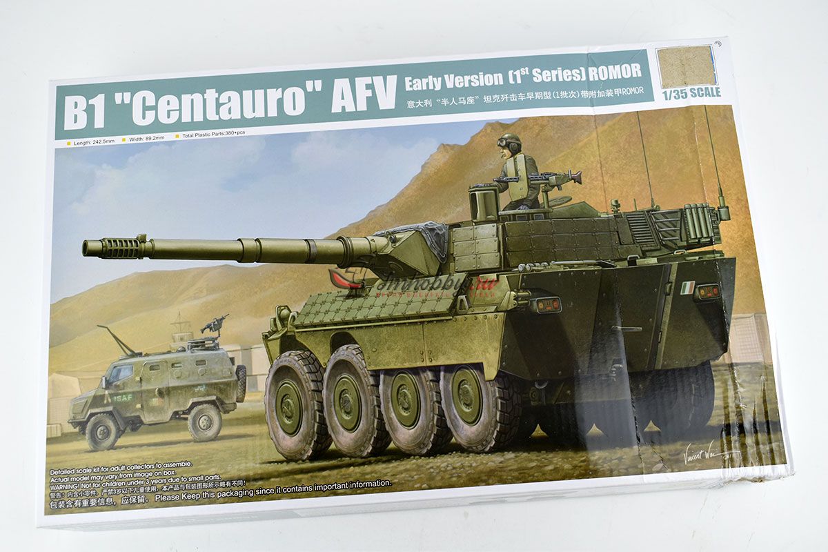 Сборная модель B1 Centauro AFV (Early Version, 1 Series) ROMOR масштаб ...