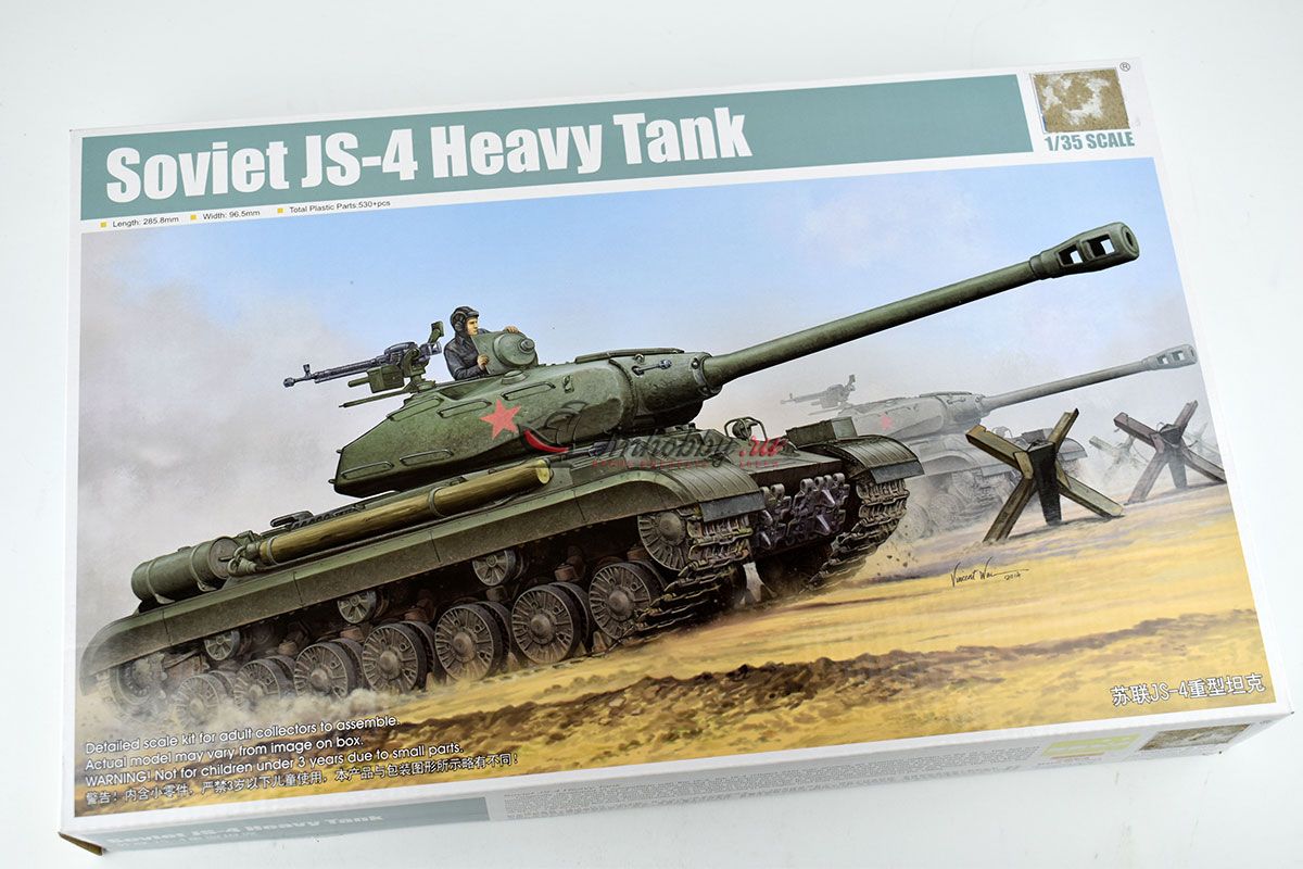 Soviet JS-4 Heavy Tank масштаб 1:35 Трубач TR05573