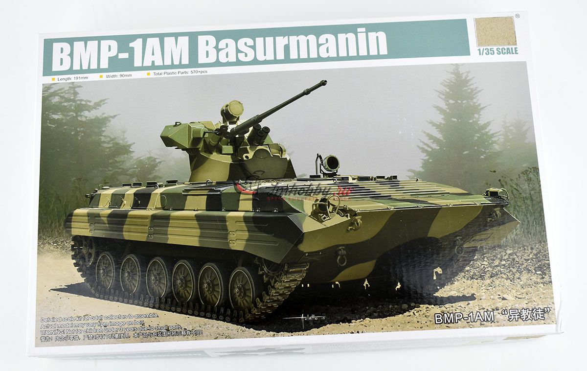 Russian BMP-1AM Basurmanin масштаб 1:35 Tрубач TR09572