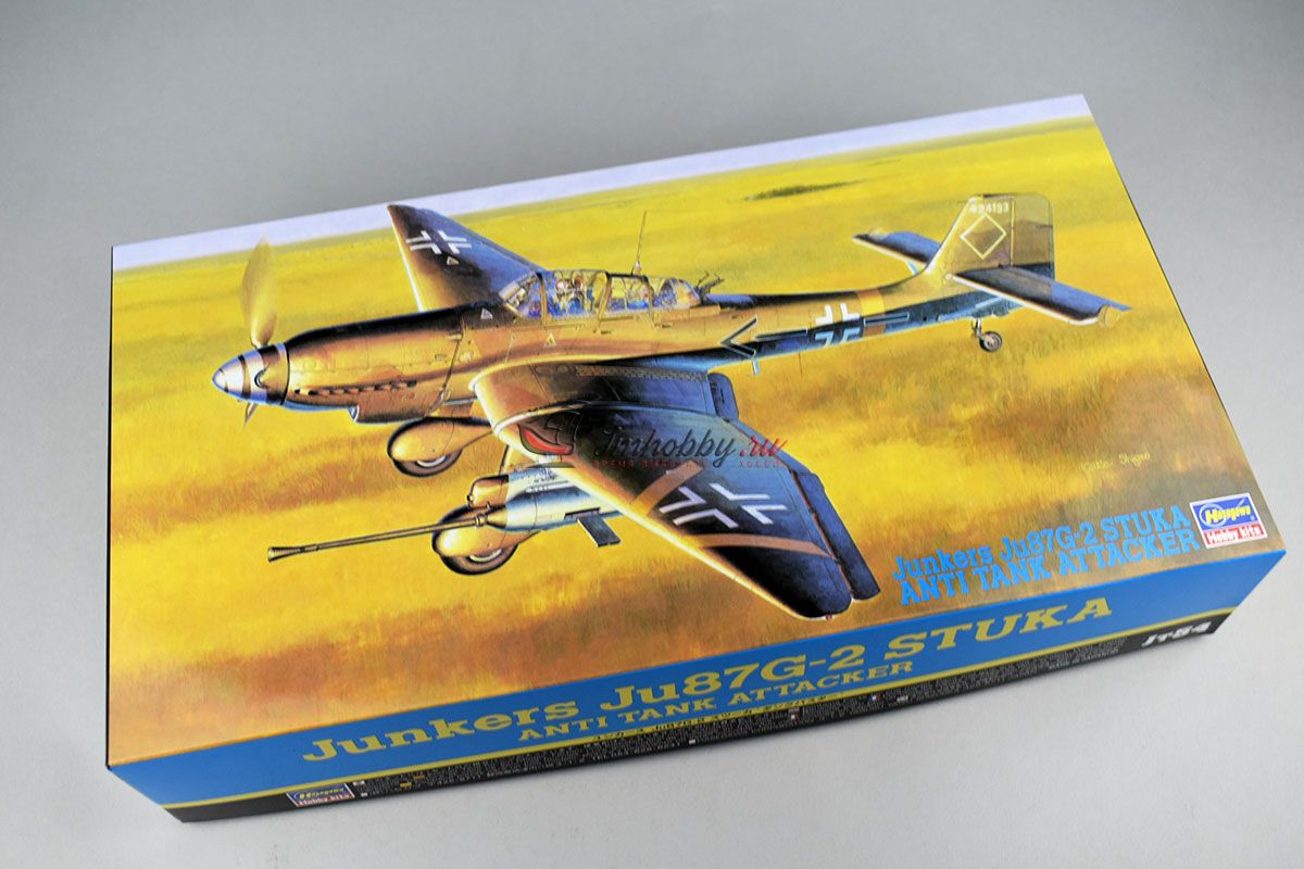Сборная модель Ju-87G-2 Stuka Anti Tank Attacker 1:48 Hasegawa HS09054