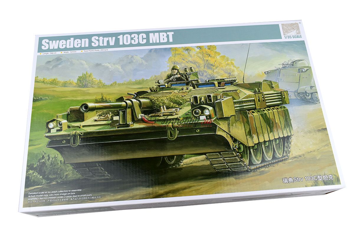 Sweden Strv 103C MBT масштаб 1:35 Tрубач TR00310