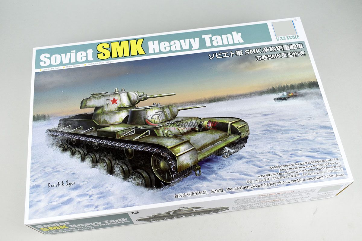 Soviet SMK Heavy Tank масштаб 1:35 Трубач TR09584
