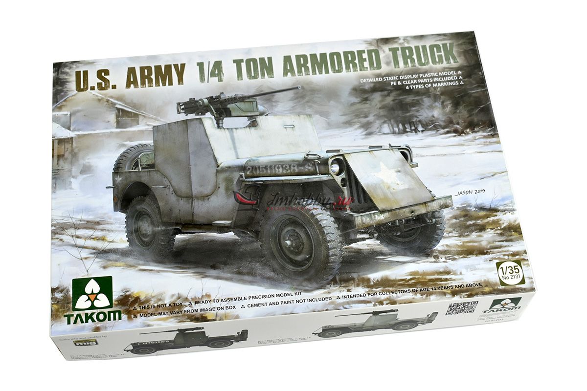 U.S. Army 1/4 Ton Armored Truck масштаб 1:35 Takom TAK2131