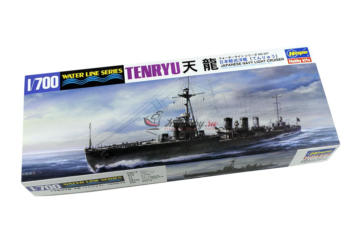Japanese Navy Light Cruiser Tenryu масштаб 1:700 Hasegawa HS49357