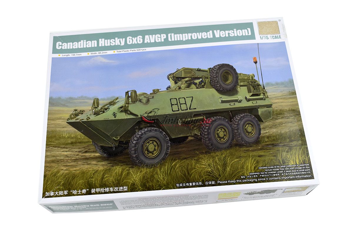Canadian Husky 6x6 APC (Improved Version) масштаб 1:35 Tрубач TR01506