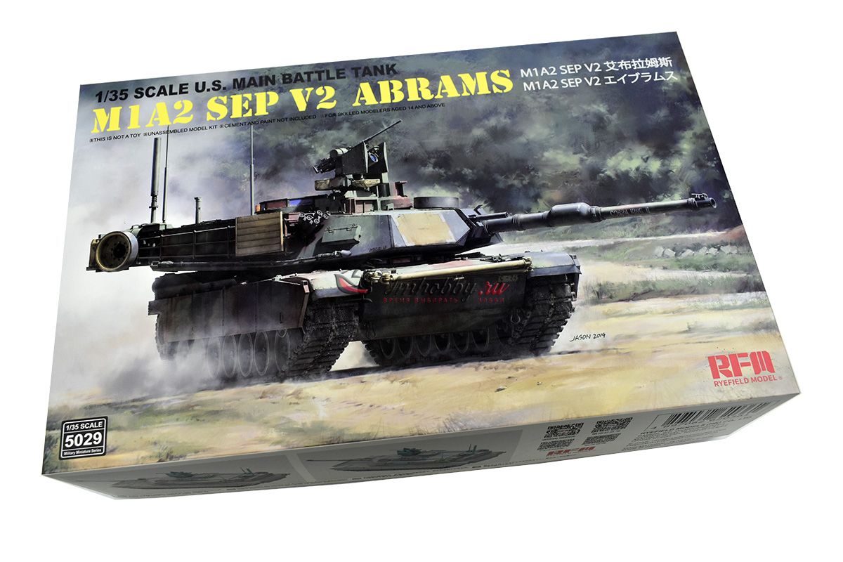 U.S. Main Battle Tank M1A2 SEP V2 Abrams масштаб 1:35 Rye Field Models ...