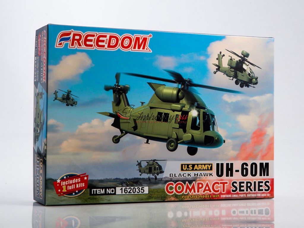 Сборная модель Compact Series U.S ARMY UH-60M Freedom Model Kits FMK162035